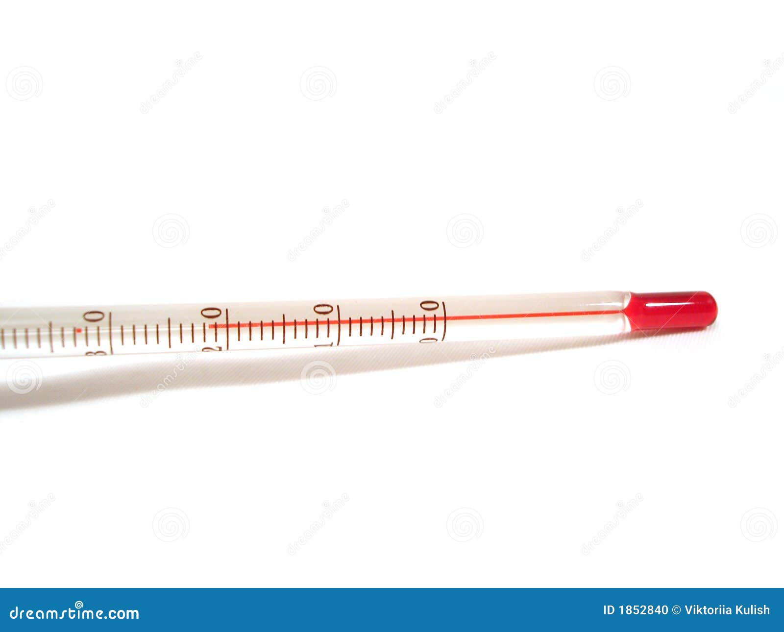 Thermometer Isolated on White Background Stock Photo - Image of ...