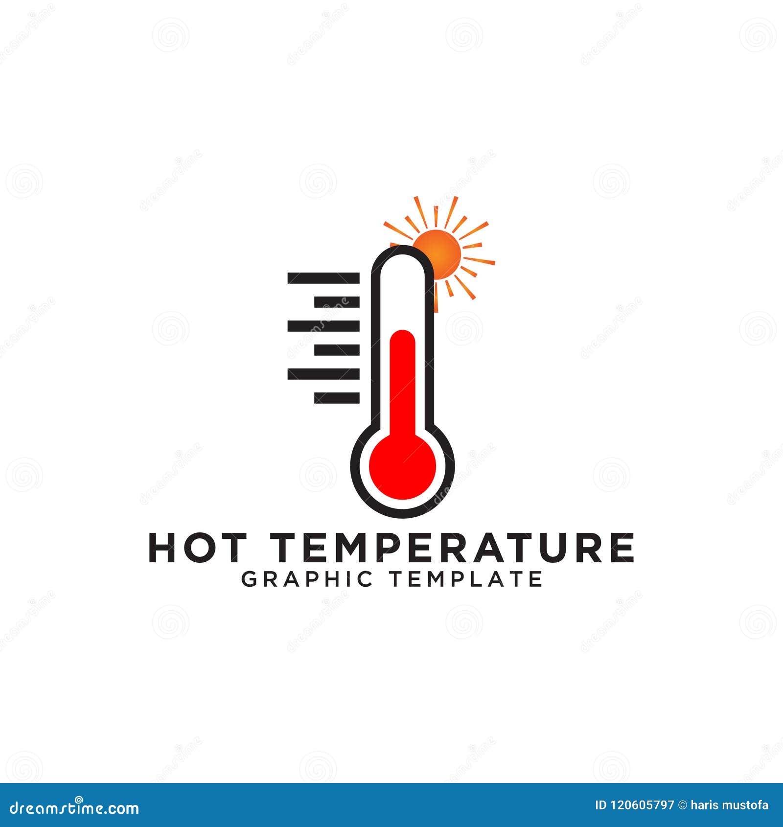 Thermometer Logo Design Template Stock Vector - Illustration of mercury ...