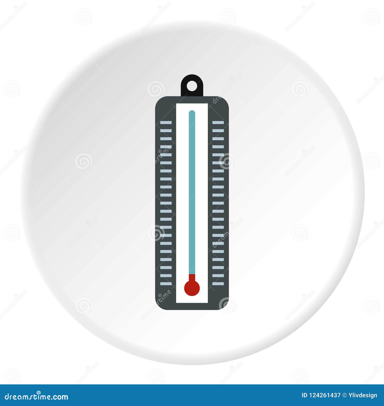 Thermometer with Low Temperature Icon, Flat Style Stock Illustration ... Thermometer with Low Temperature Icon, Flat Style Stock Illustration ...