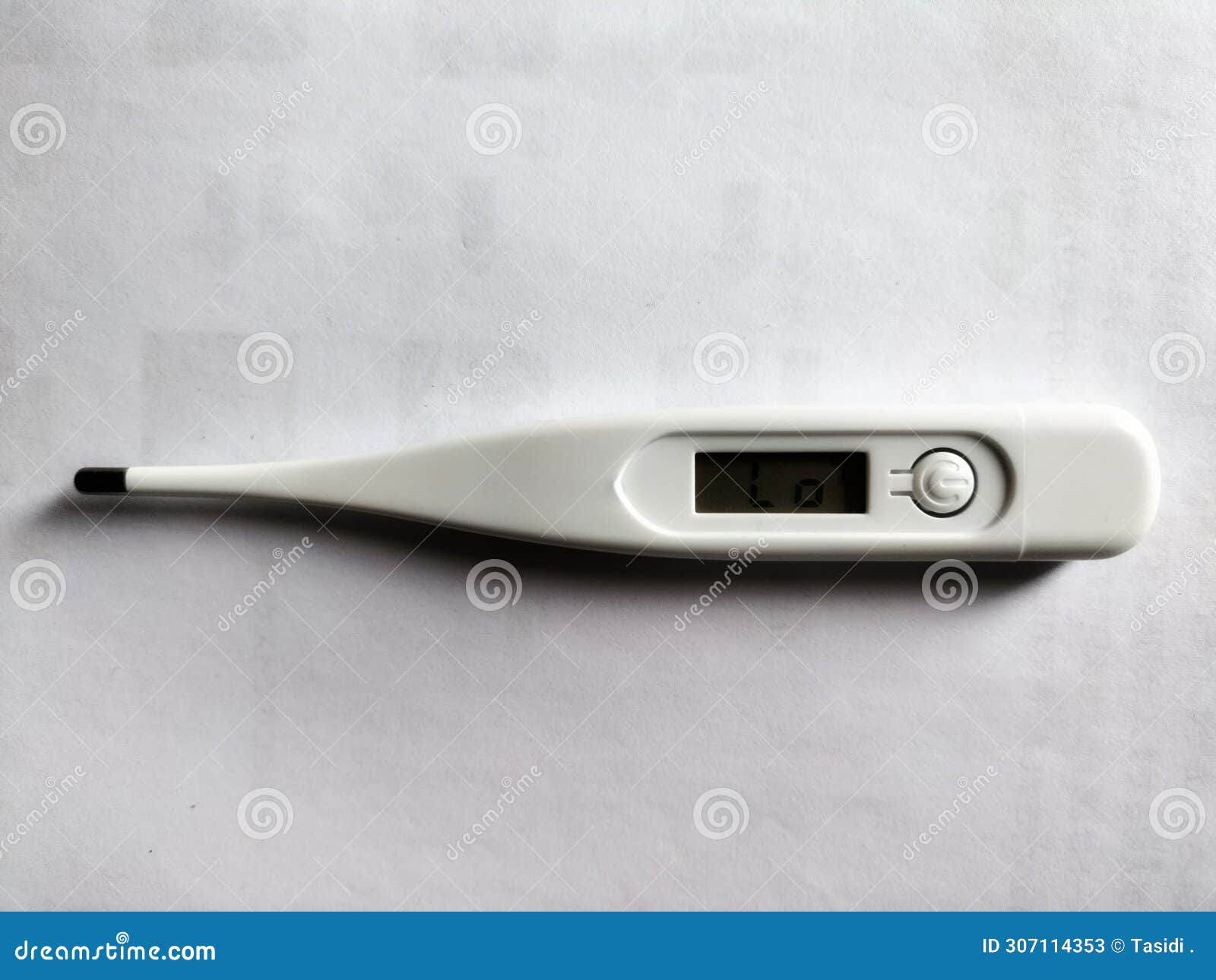 Thermometer for Measuring Human Body Temperature Stock Image - Image of ...