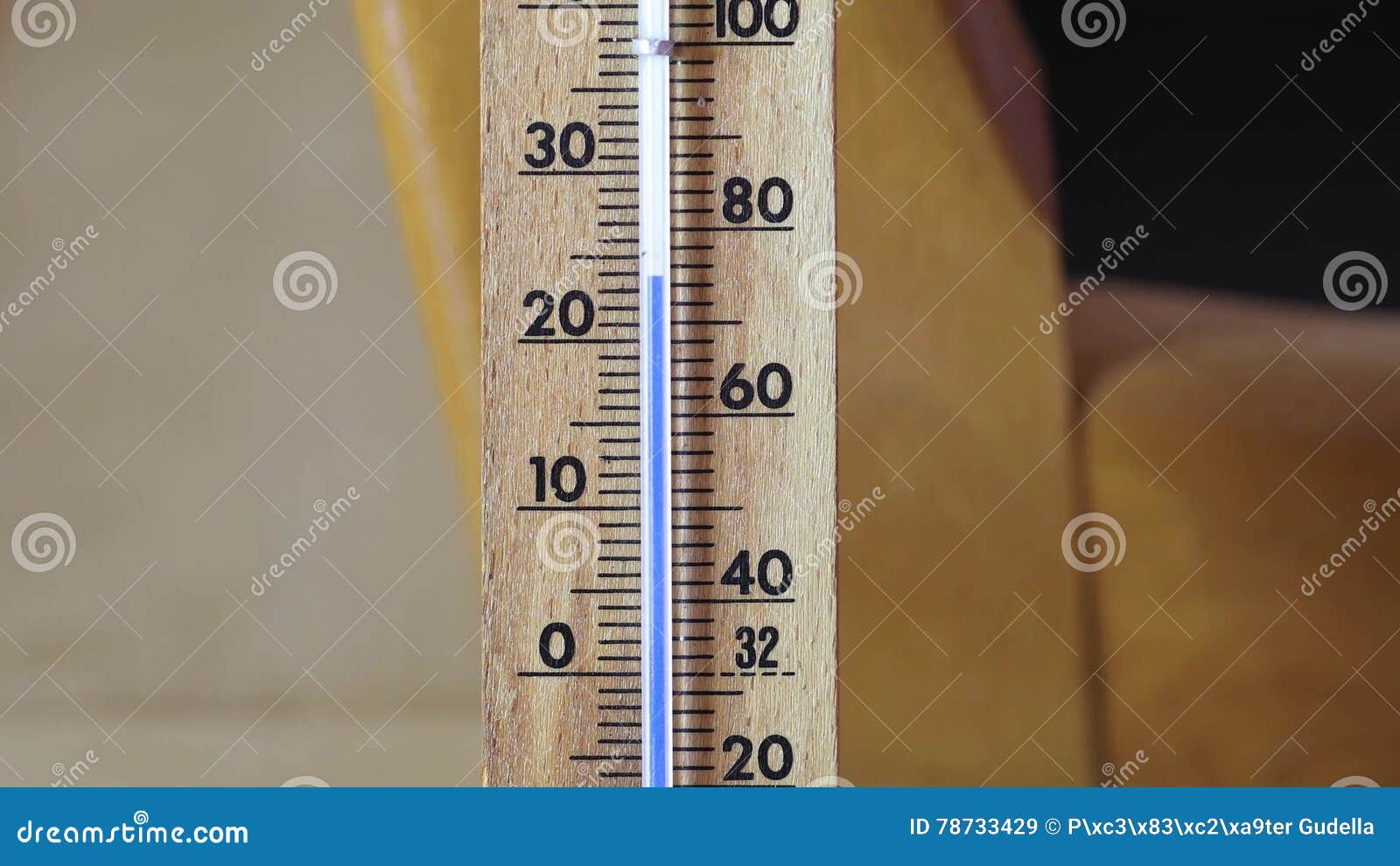 Thermometer with Rising Reading Stock Video - Video of rising, change ...