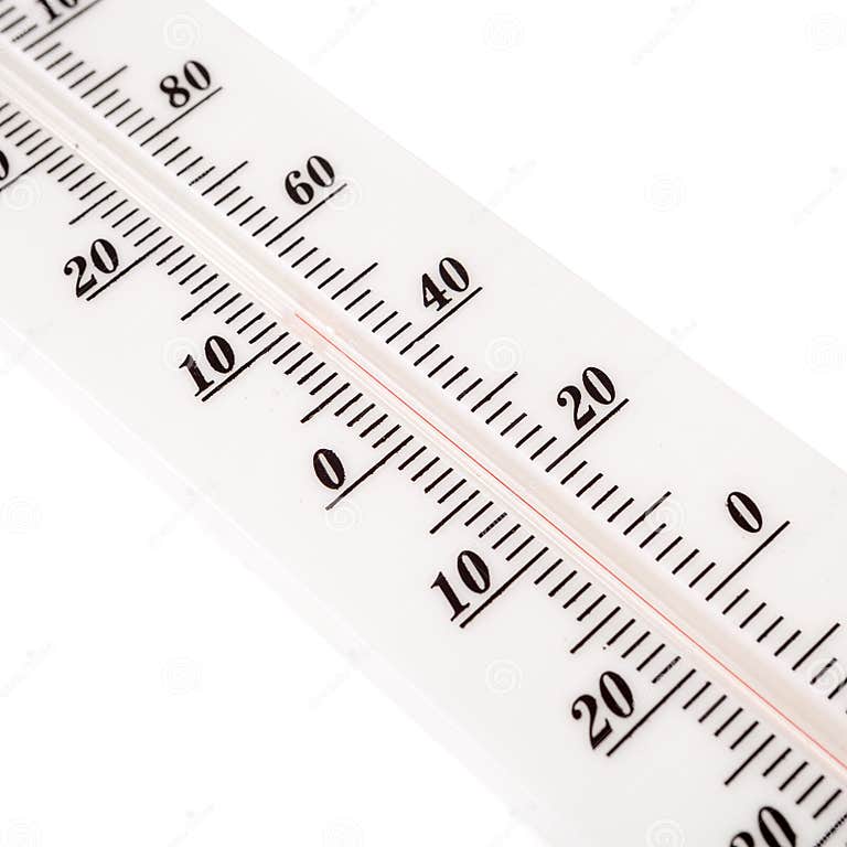 Thermometer scale closeup stock image. Image of meteorology - 37614325