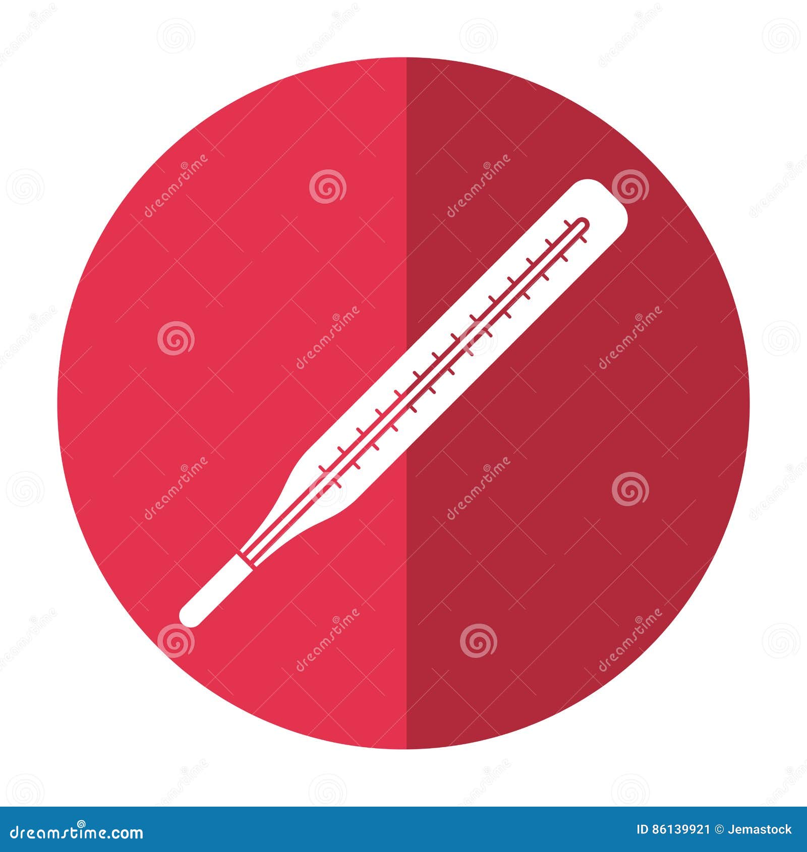 Thermometer Scale Measuring Icon Shadow Stock Vector - Illustration of ...
