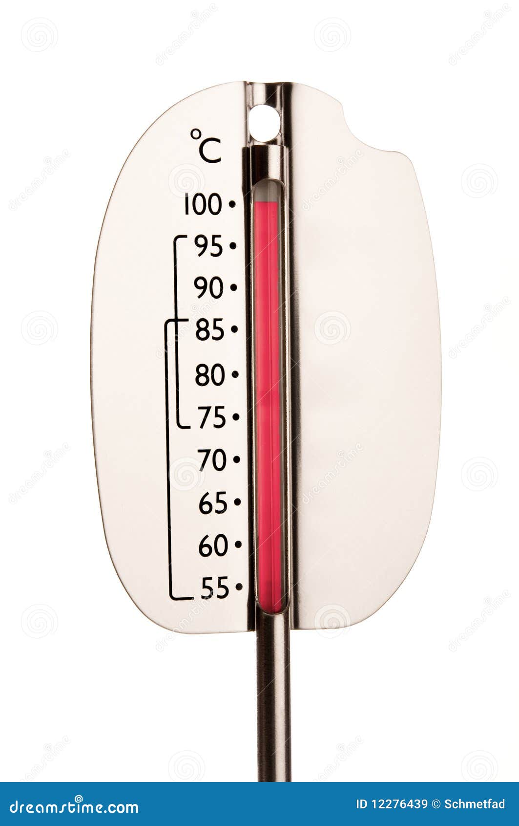 Thermometer Showing 100 Degres Stock Image - Image of scale, boiling ...
