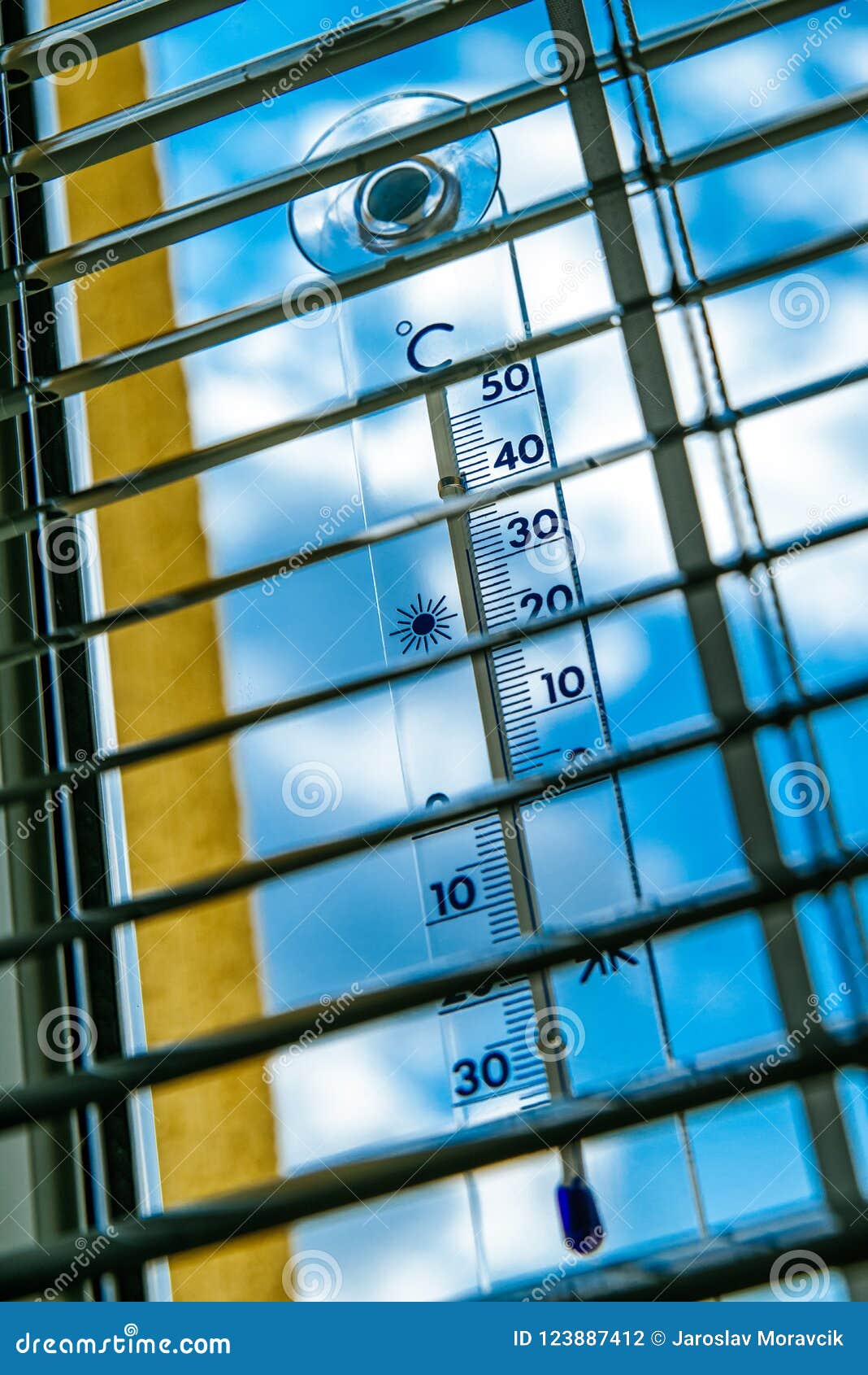 Thermometer Shows High Temperature Stock Photo - Image of thermometer ...