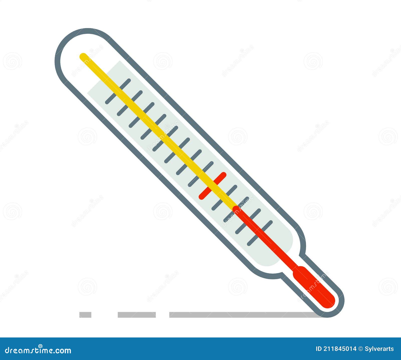 Thermometer Temperature Check Vector Flat Icon or Illustration Isolated ...