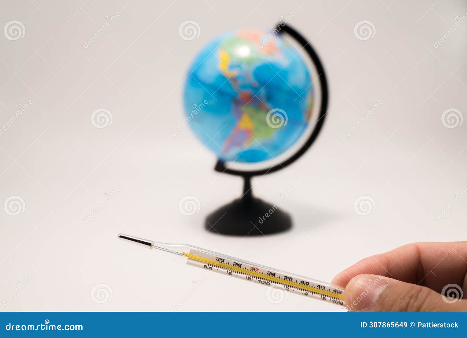 Thermometer Temperature Check White Background Stock Image - Image of ...