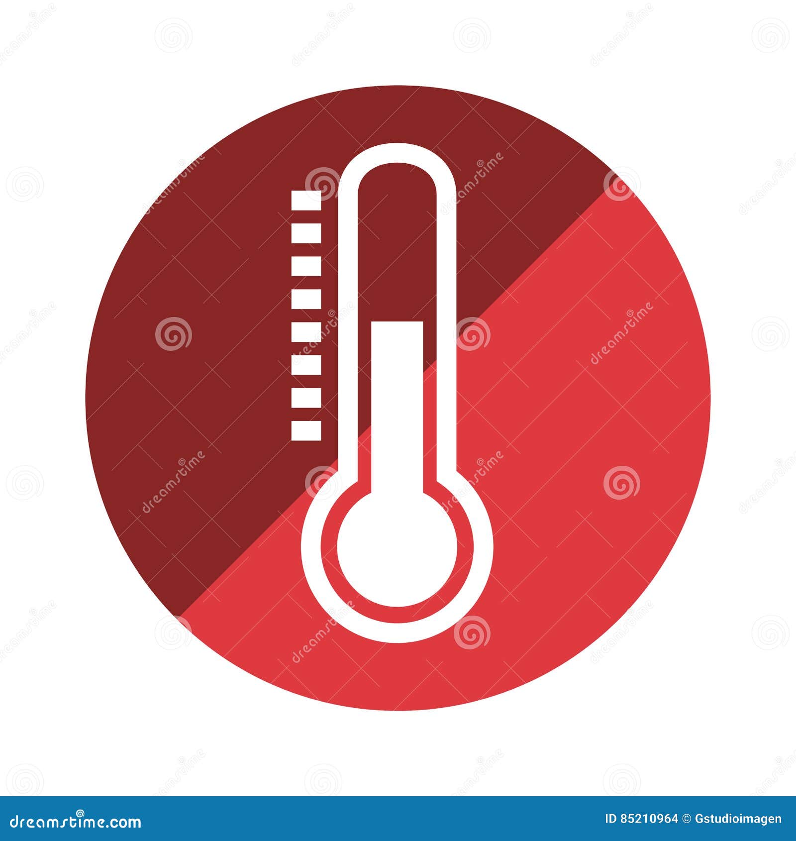 Thermometer Temperature Measure Icon Stock Illustration - Illustration ...