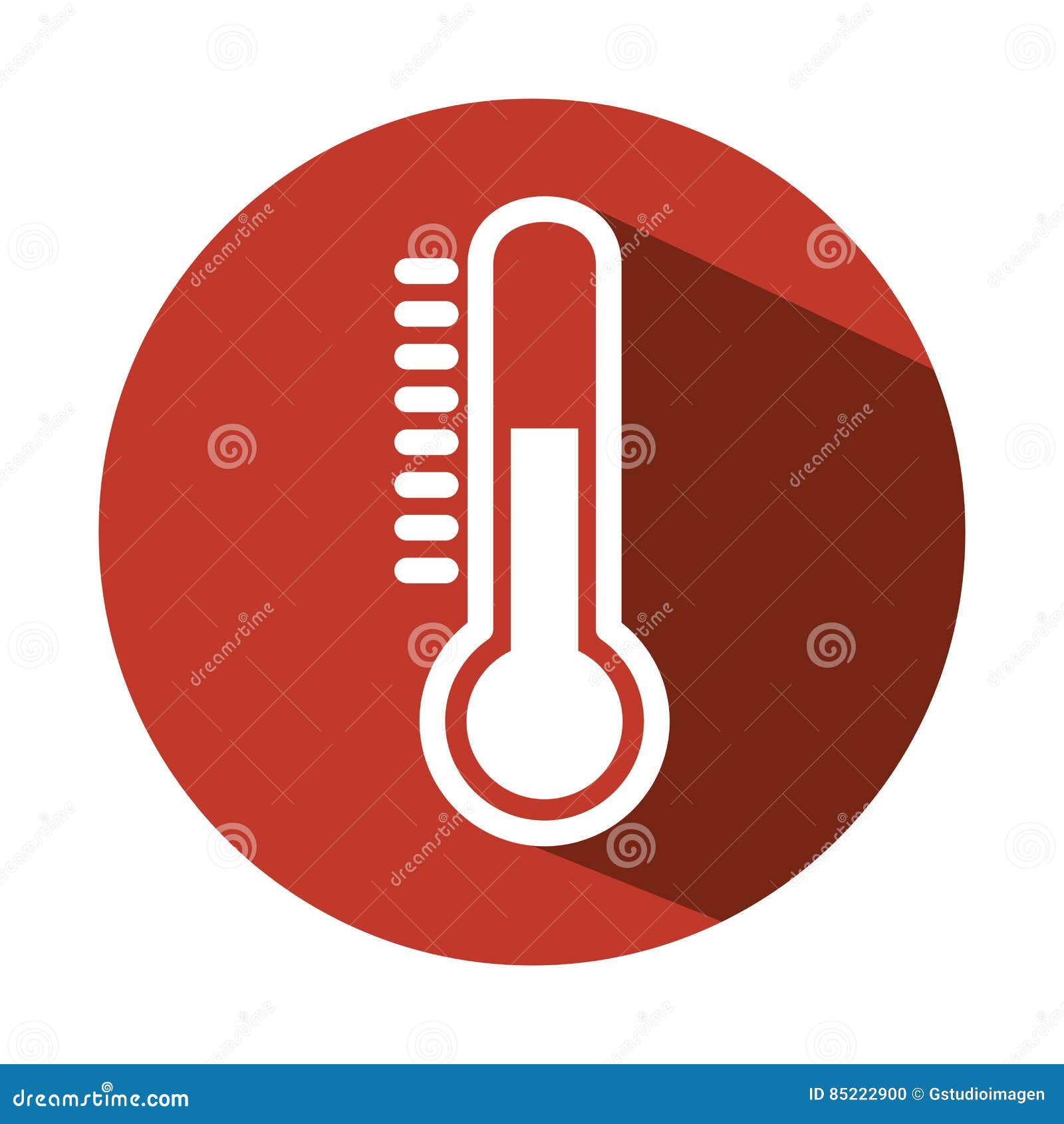 Thermometer Temperature Measure Icon Stock Illustration - Illustration ...