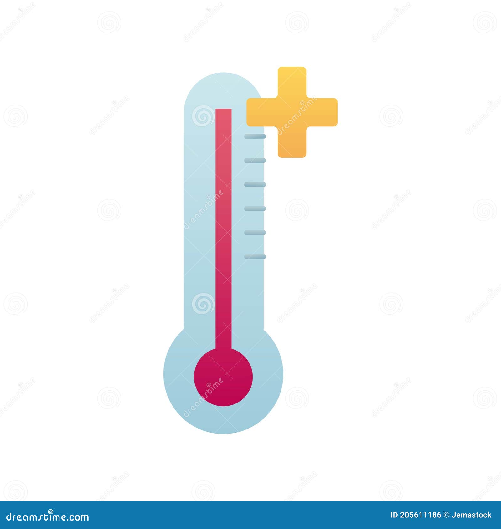 Thermometer Temperature Measure Line Style Icon Stock Vector ...