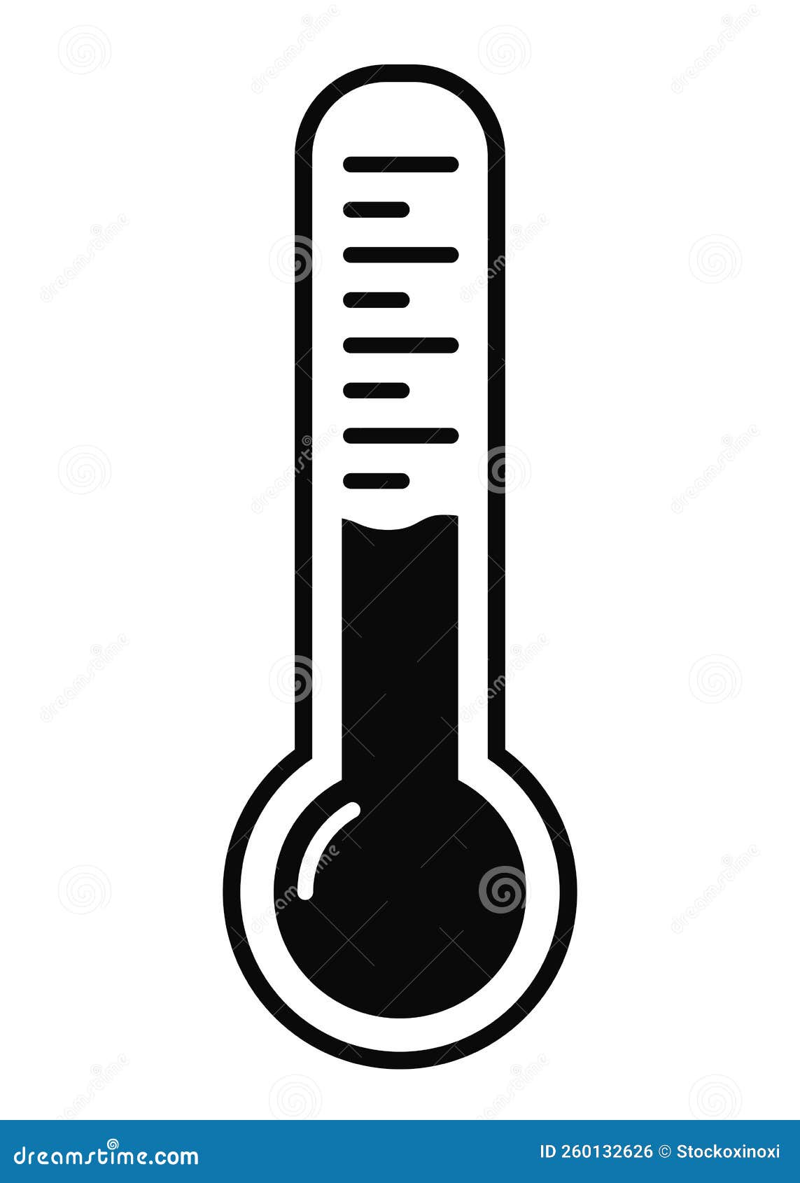 Thermometer Temperature Measuring Instrument Vector Icon Stock Vector ...