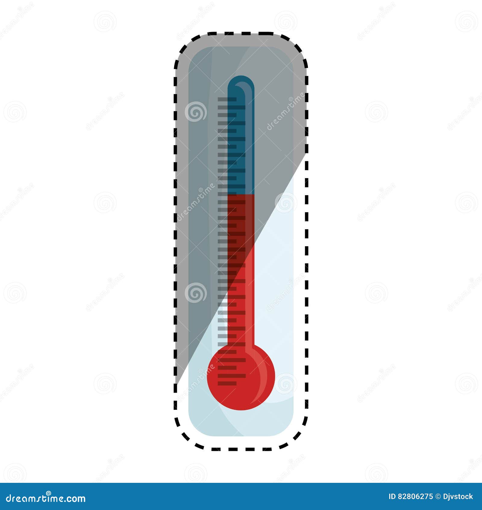 Thermometer Temperature Scale Stock Illustration - Illustration of ...