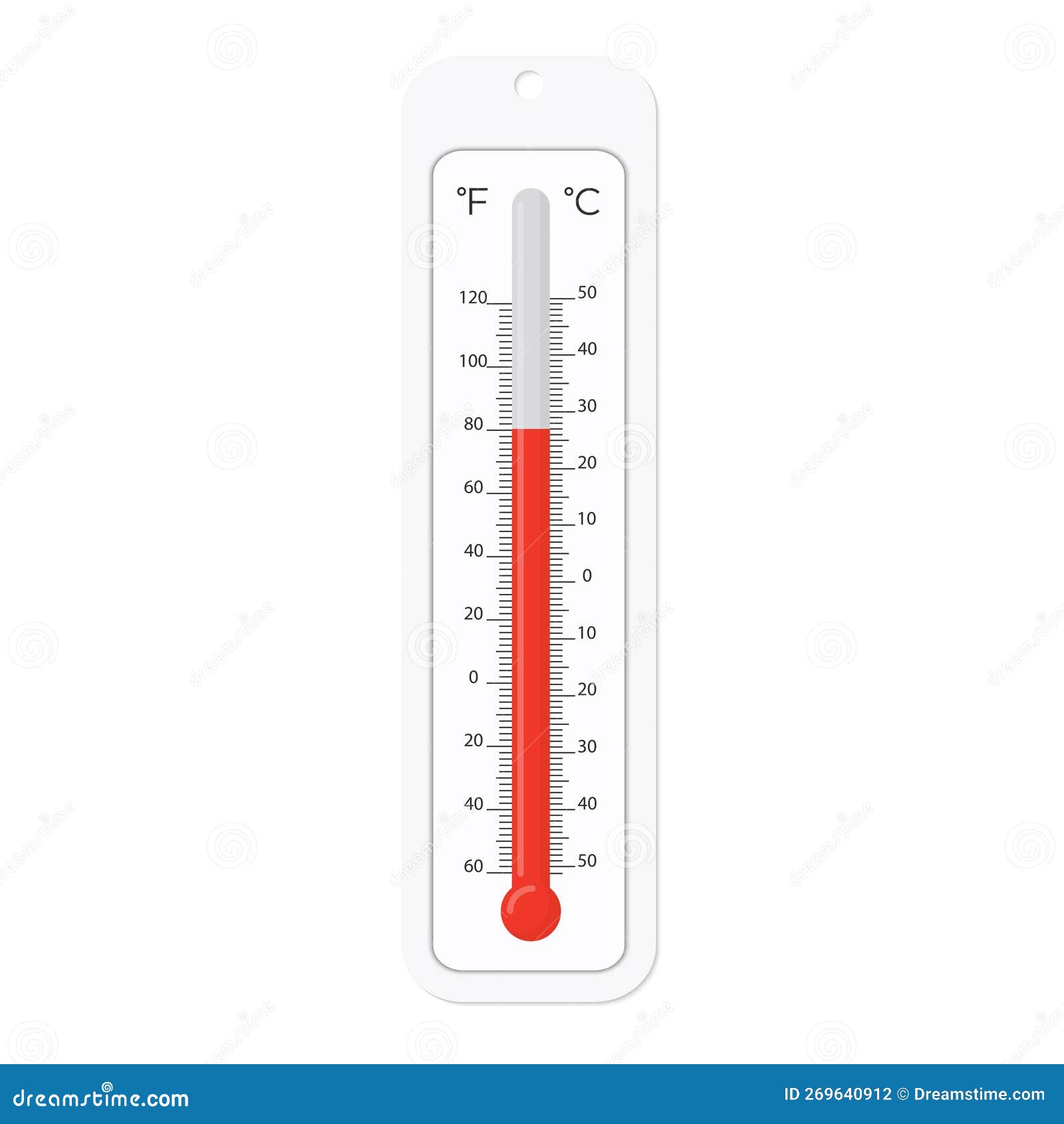 Thermometer Vector Illustration Stock Vector - Illustration of celsius ...