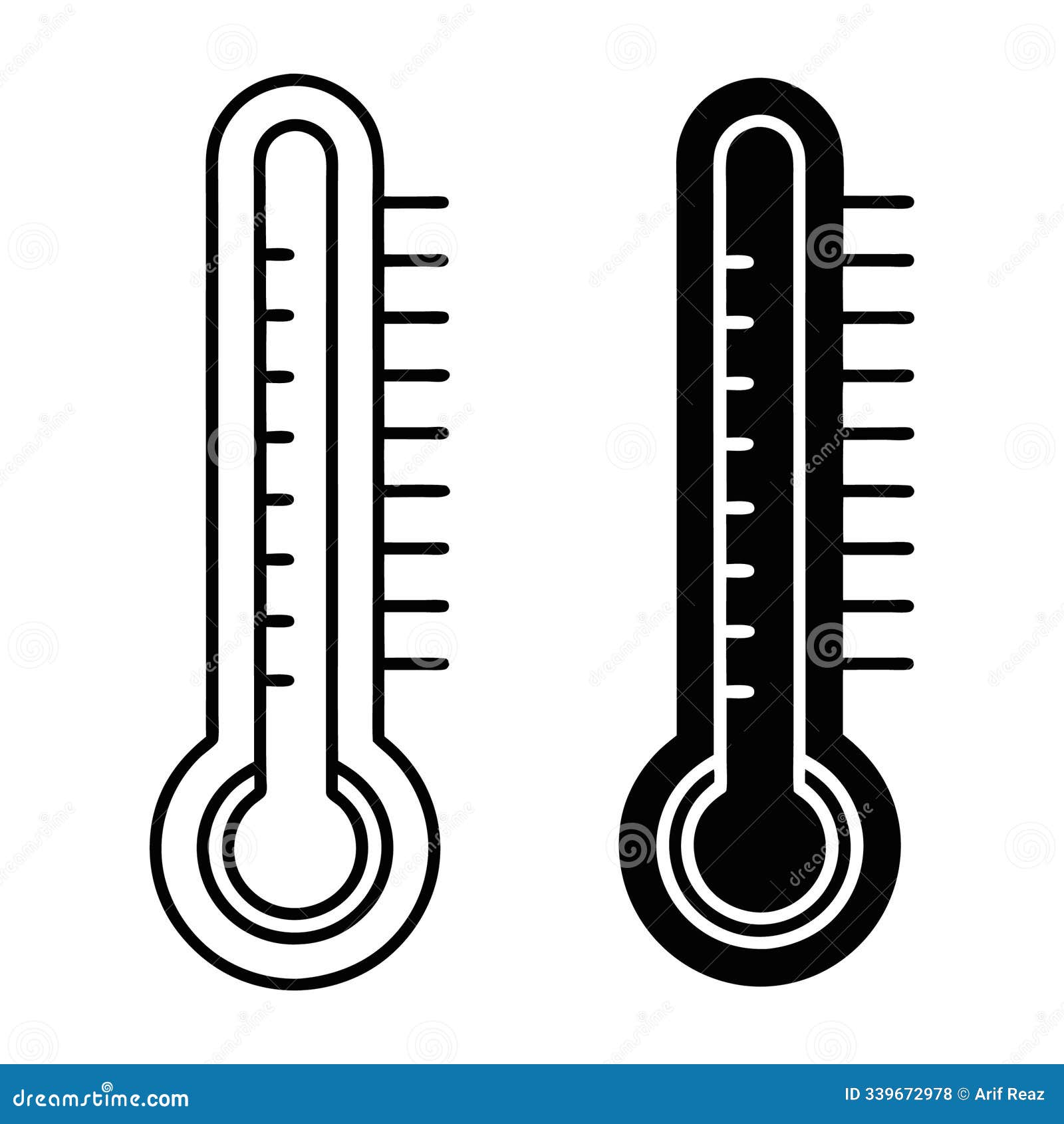 Thermometer Vector Illustration - Isolated Design with Transparent ...