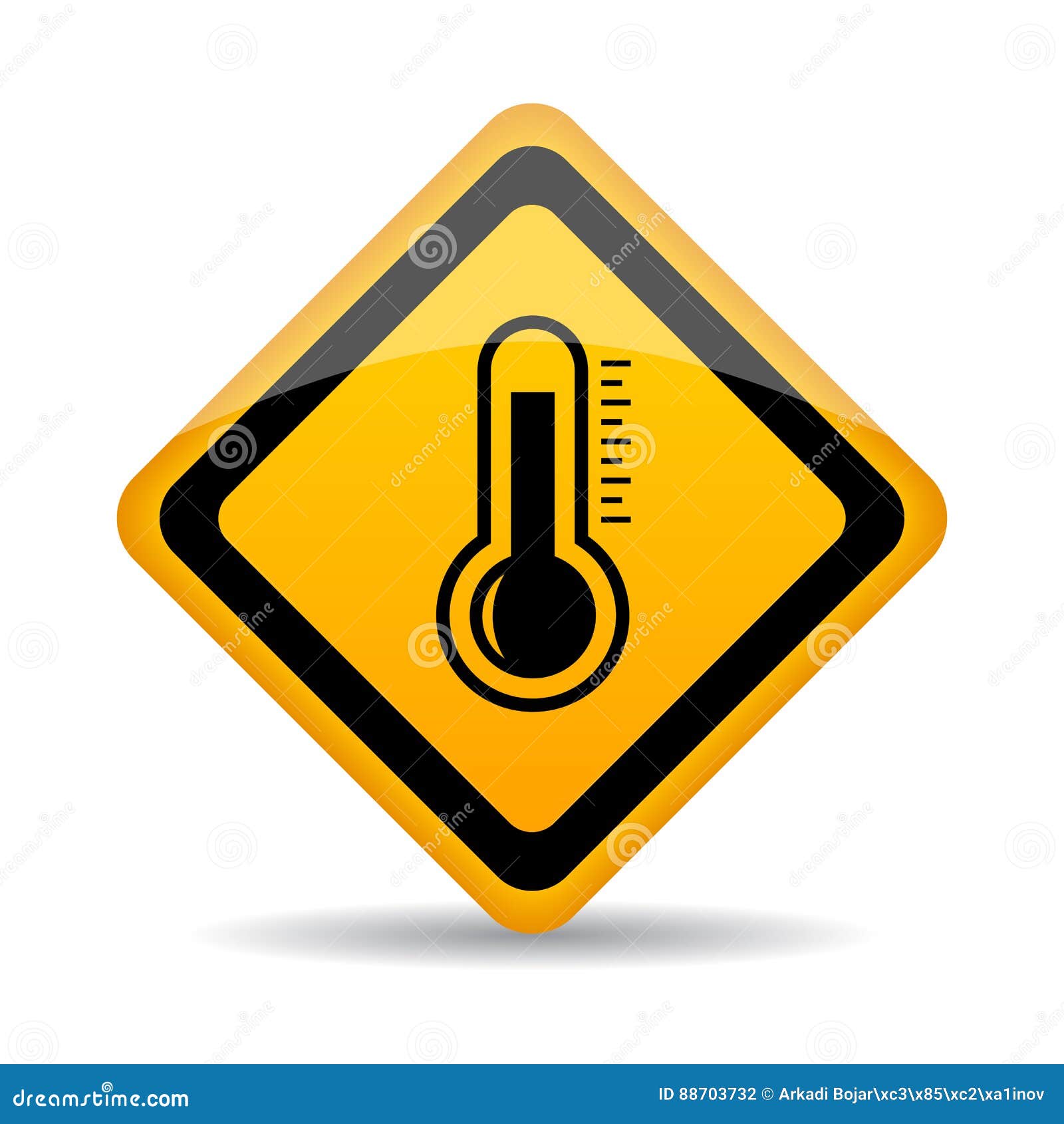 Thermometer vector sign stock vector. Illustration of illustration ...