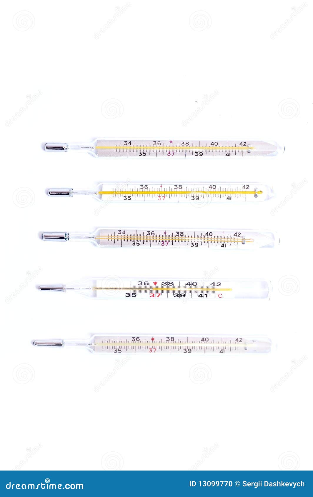 Thermometers stock photo. Image of medicine, close, isolated - 13099770
