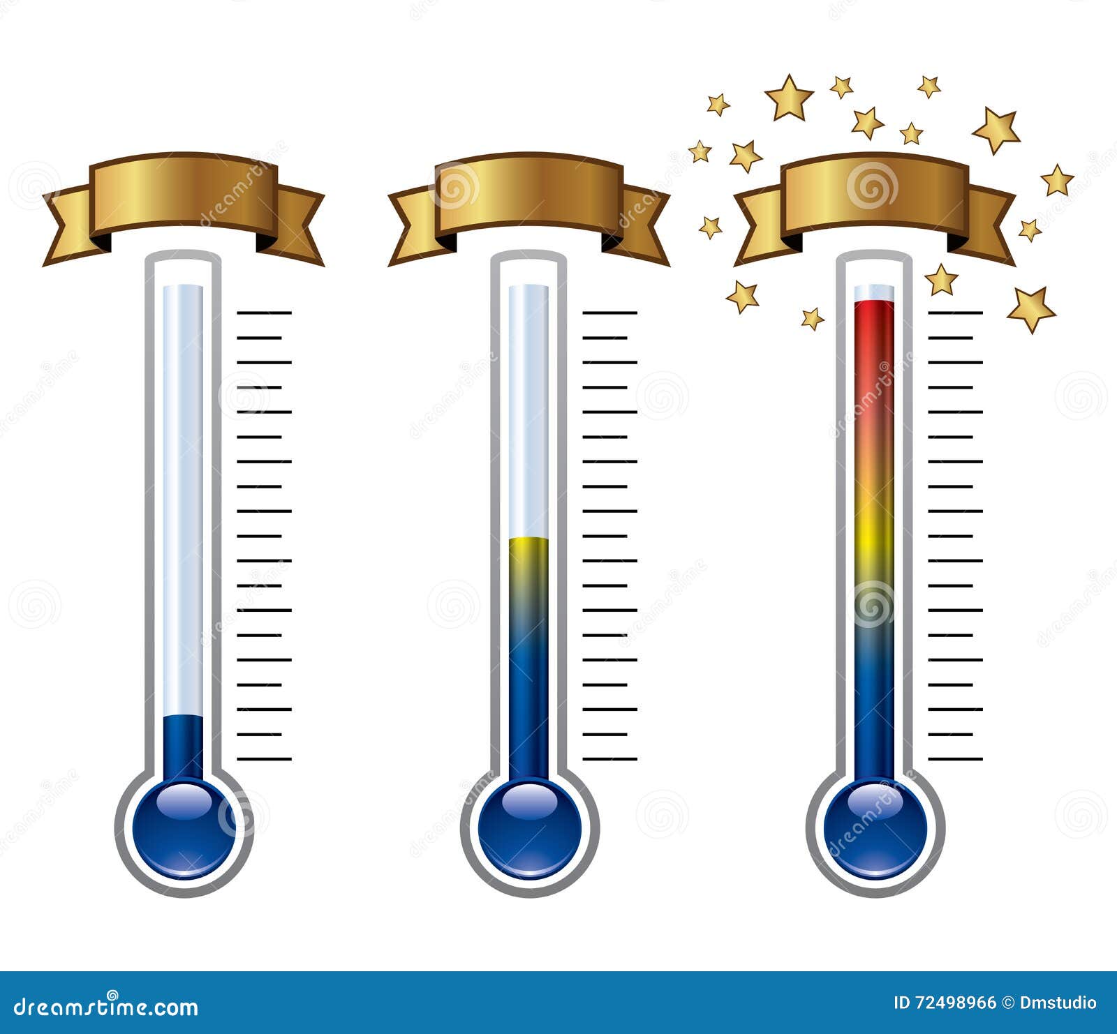 Thermometers, vector stock vector. Illustration of business - 72498966