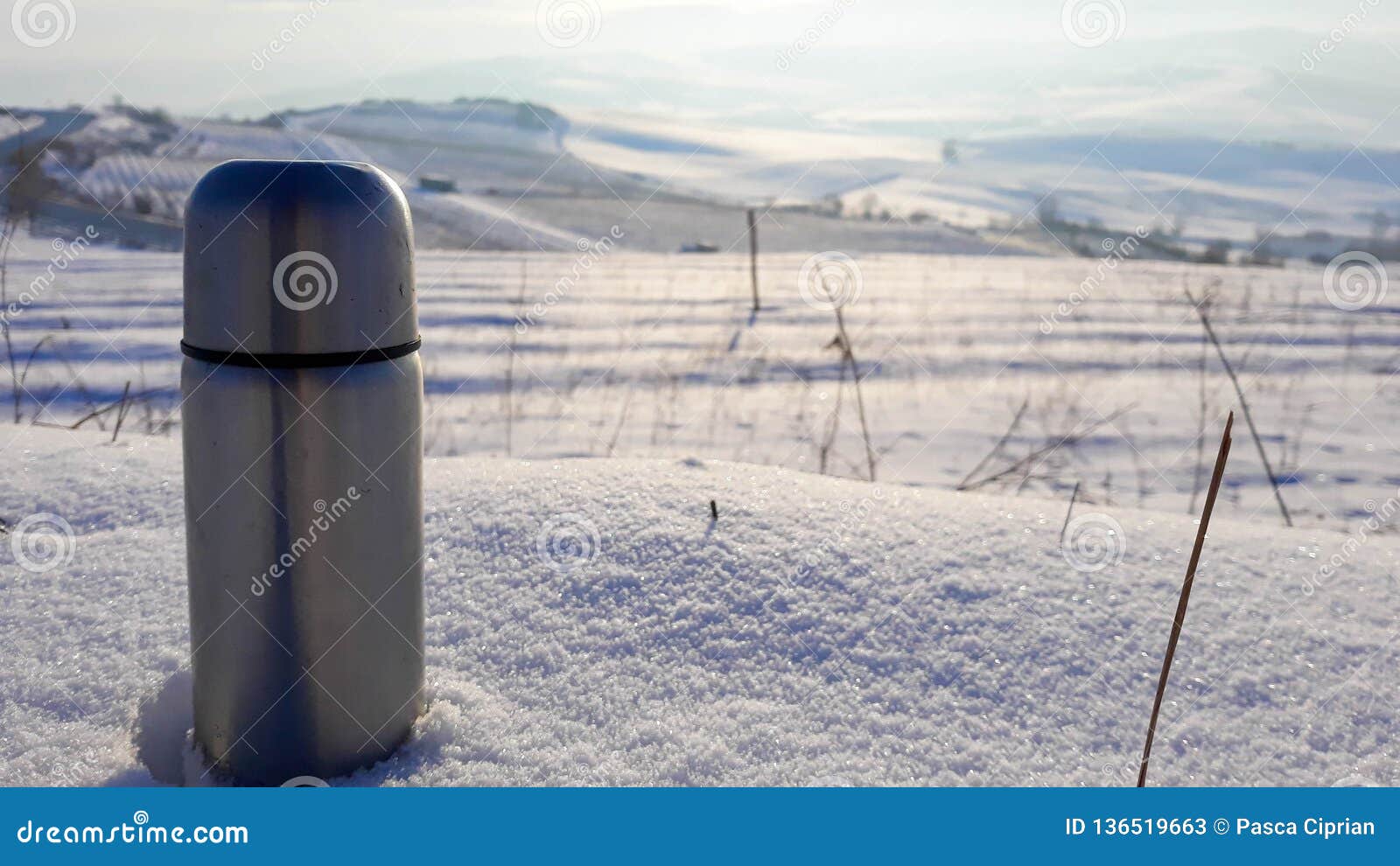Thermos stock image. Image of weather, termos, ceaiul - 136519663