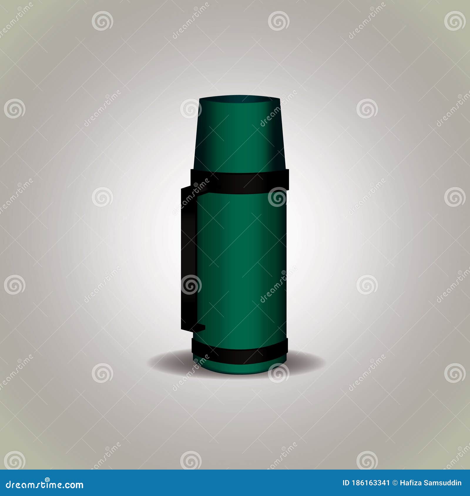 Thermos. Vector Illustration Decorative Design Stock Vector ...