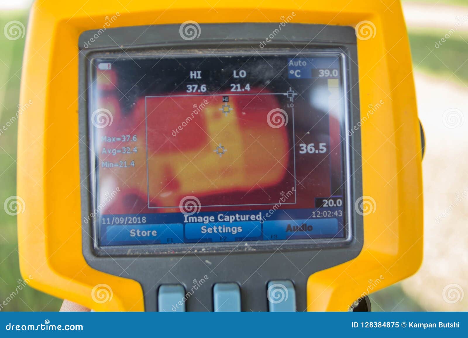 Thermoscanthermal Image Camera, Scan To the Motor for Temp Che Stock ...