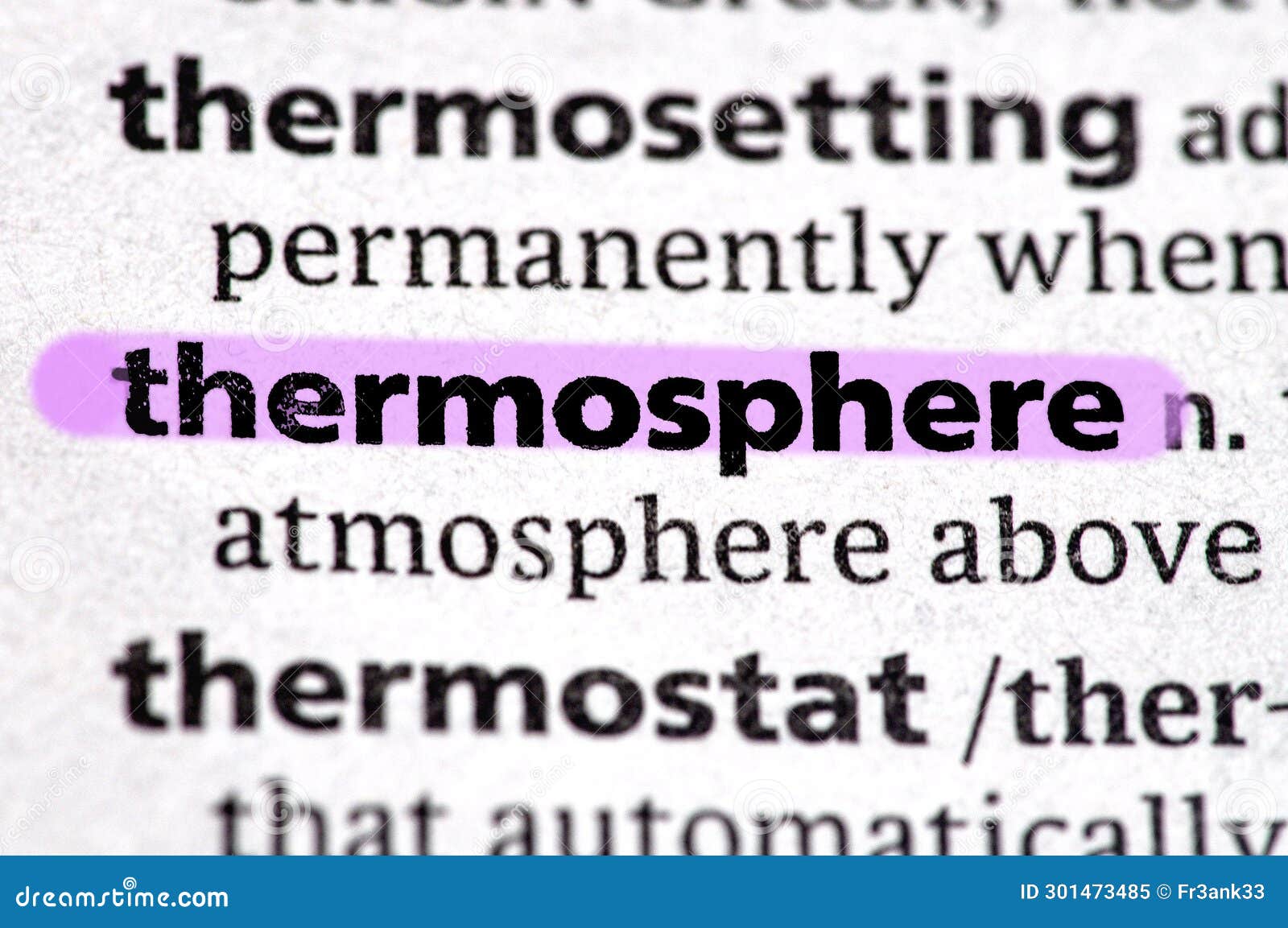 Thermosphere stock image. Image of space, atmospheric - 301473485