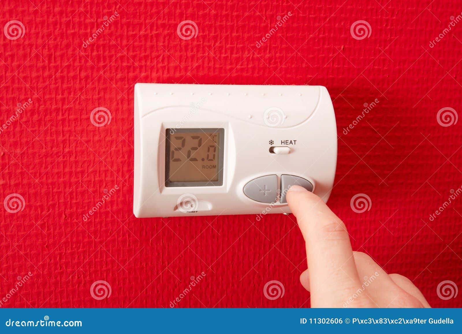 Thermostat stock photo. Image of appliance, everyday - 11302606