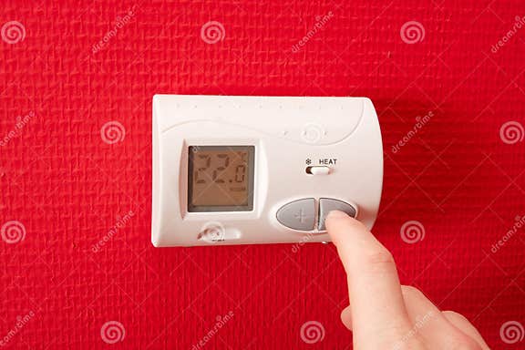 Thermostat stock photo. Image of appliance, everyday - 11302606