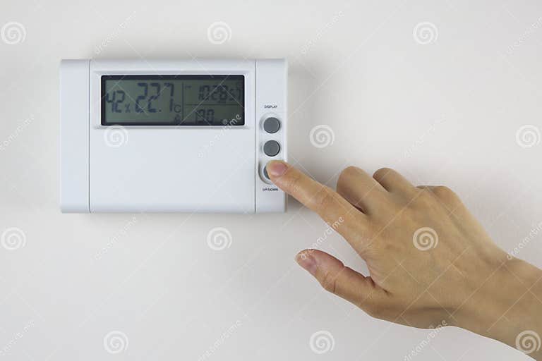 Thermostat stock image. Image of electrical, thermostat - 24212003