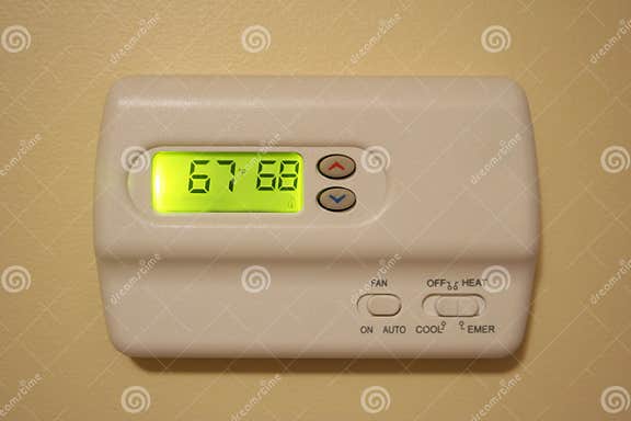 Thermostat stock photo. Image of temperature, heater, controls - 7794282
