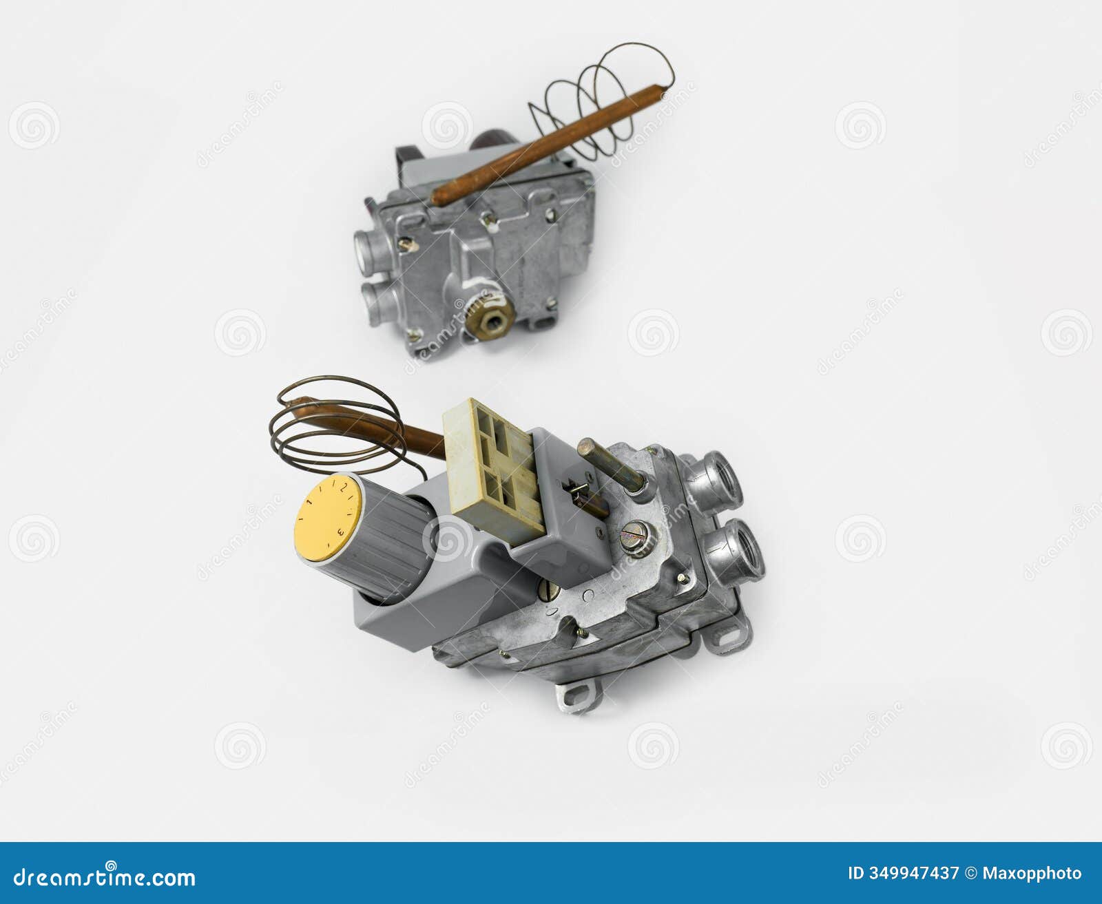 Thermostat Gas Boiler Valve Temperature Control. Gas Flow Regulation in ...