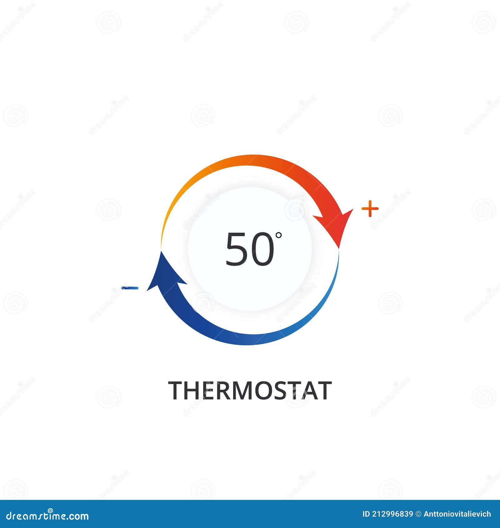 Thermostat Icon. Climate Control Regulator. Temperature Controller ...