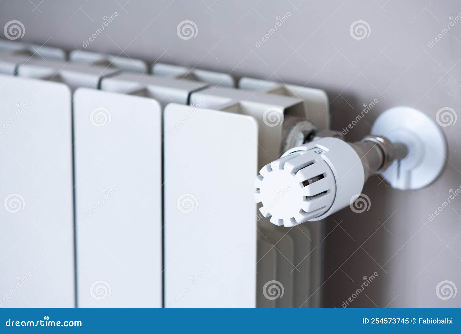 The Thermostat a Regulator of House Heating Stock Image - Image of ...