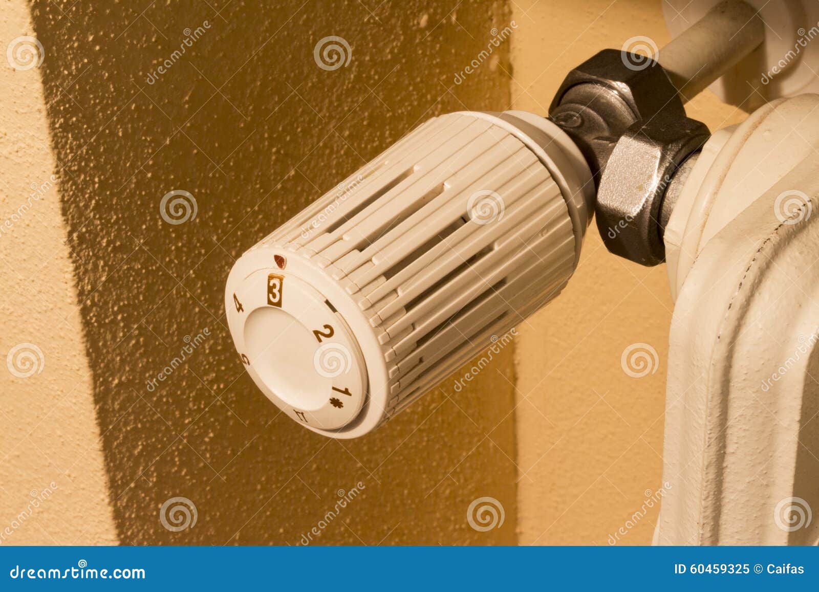 Thermostatic valve stock image. Image of consumer, installation - 60459325