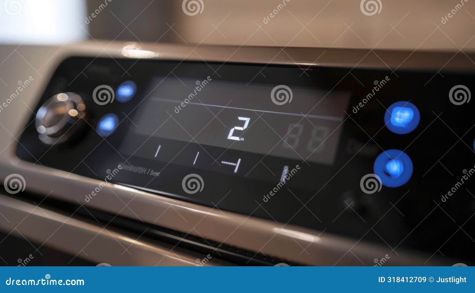 The Thermostats Touch Screen Panel with Buttons for Adjusting the ...