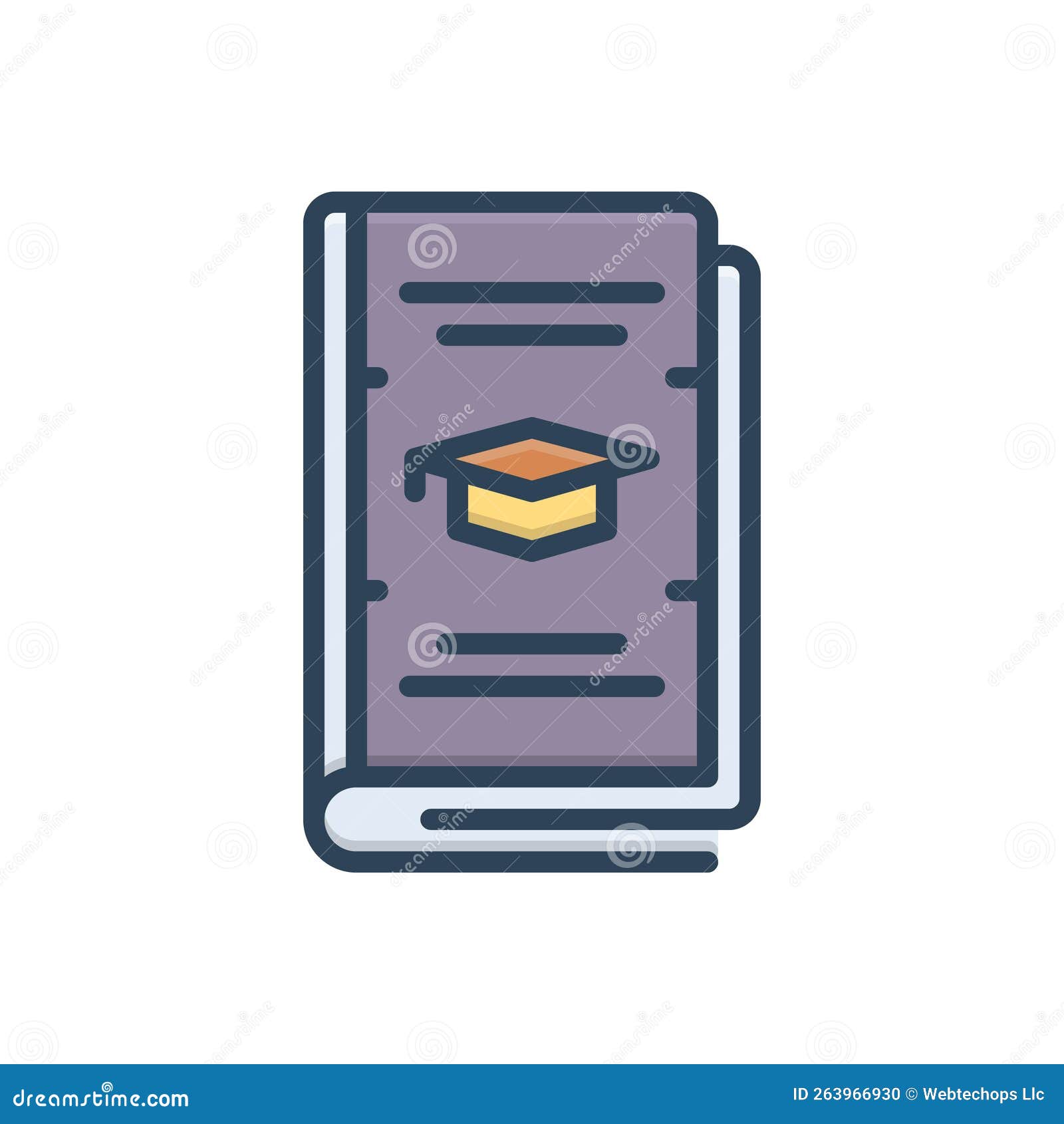 Color Illustration Icon for Thesis, Theory and Contention Stock ...