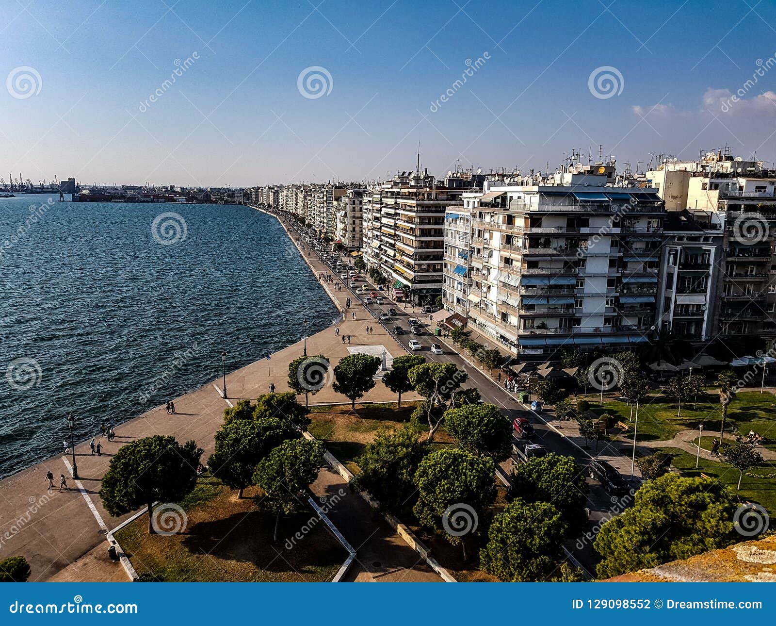 Thessaloniki editorial photography. Image of view, greece - 129098552