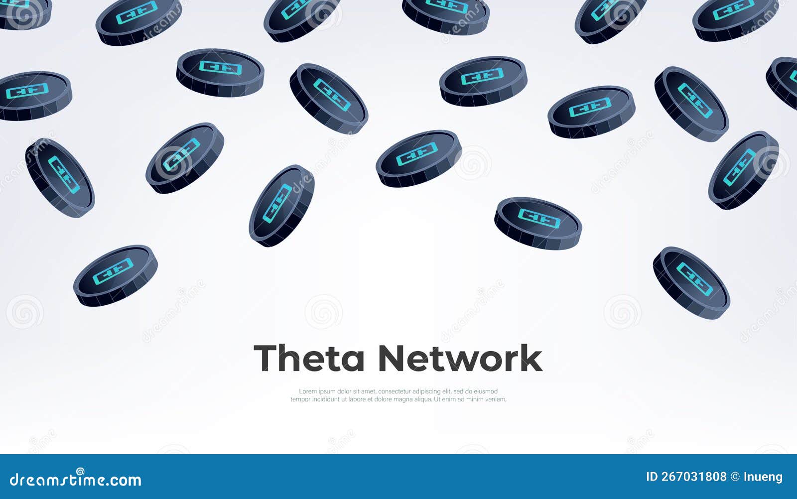 Theta Network THETA Coin Falling From The Sky. THETA Cryptocurrency ... Theta Network THETA Coin Falling From The Sky. THETA Cryptocurrency ...