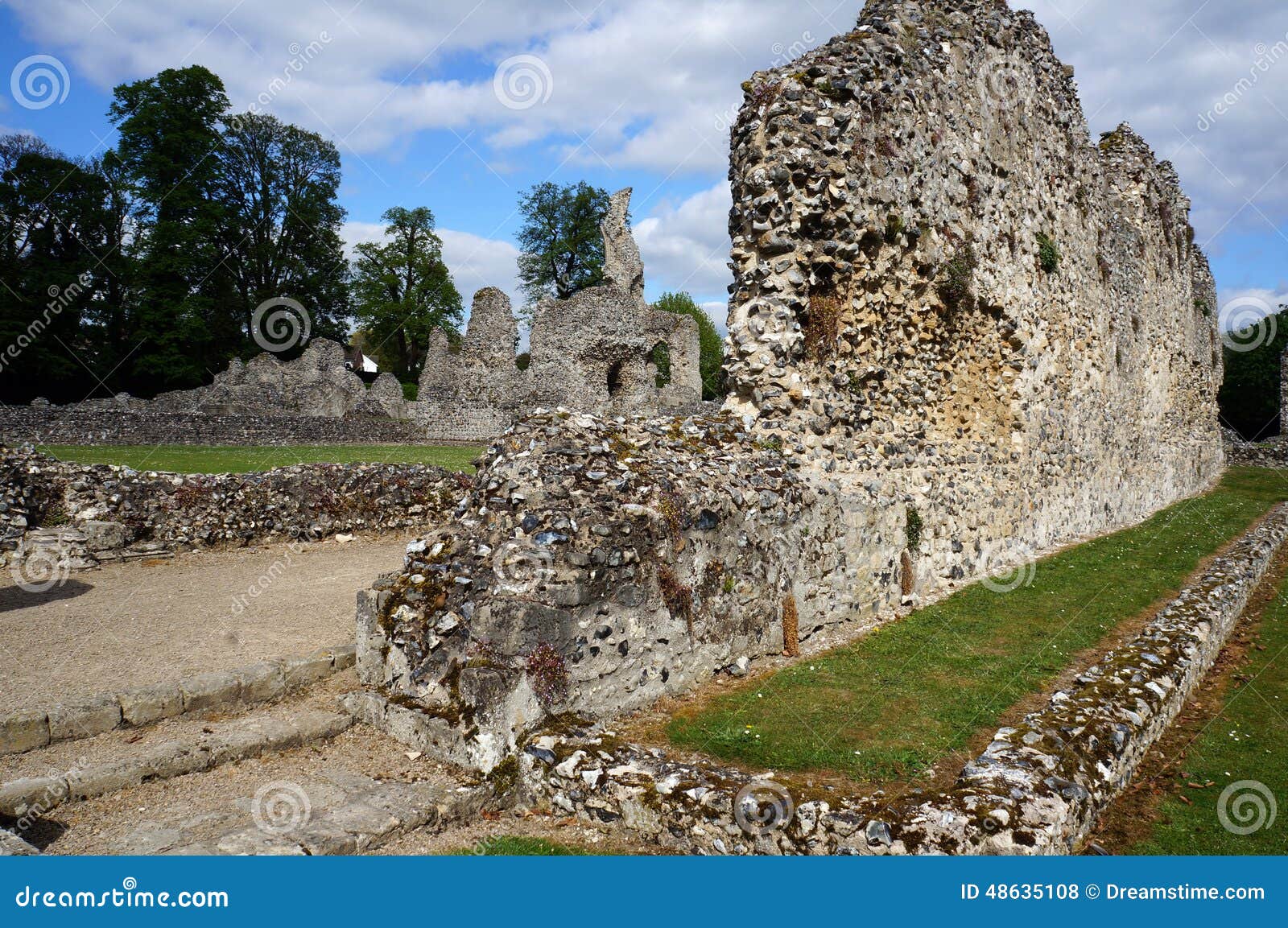 Thetford Priory stock photo. Image of castle, monastery - 48635108