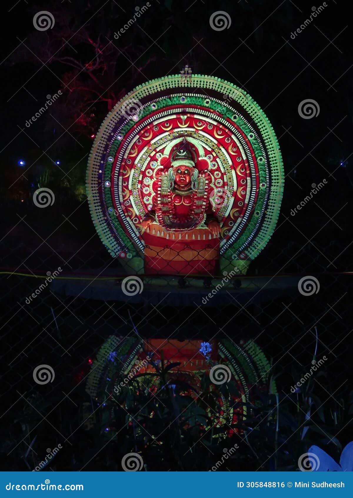 Theyam, the Own God of the People of Kerala Stock Photo - Image of theyam, people: 305848816