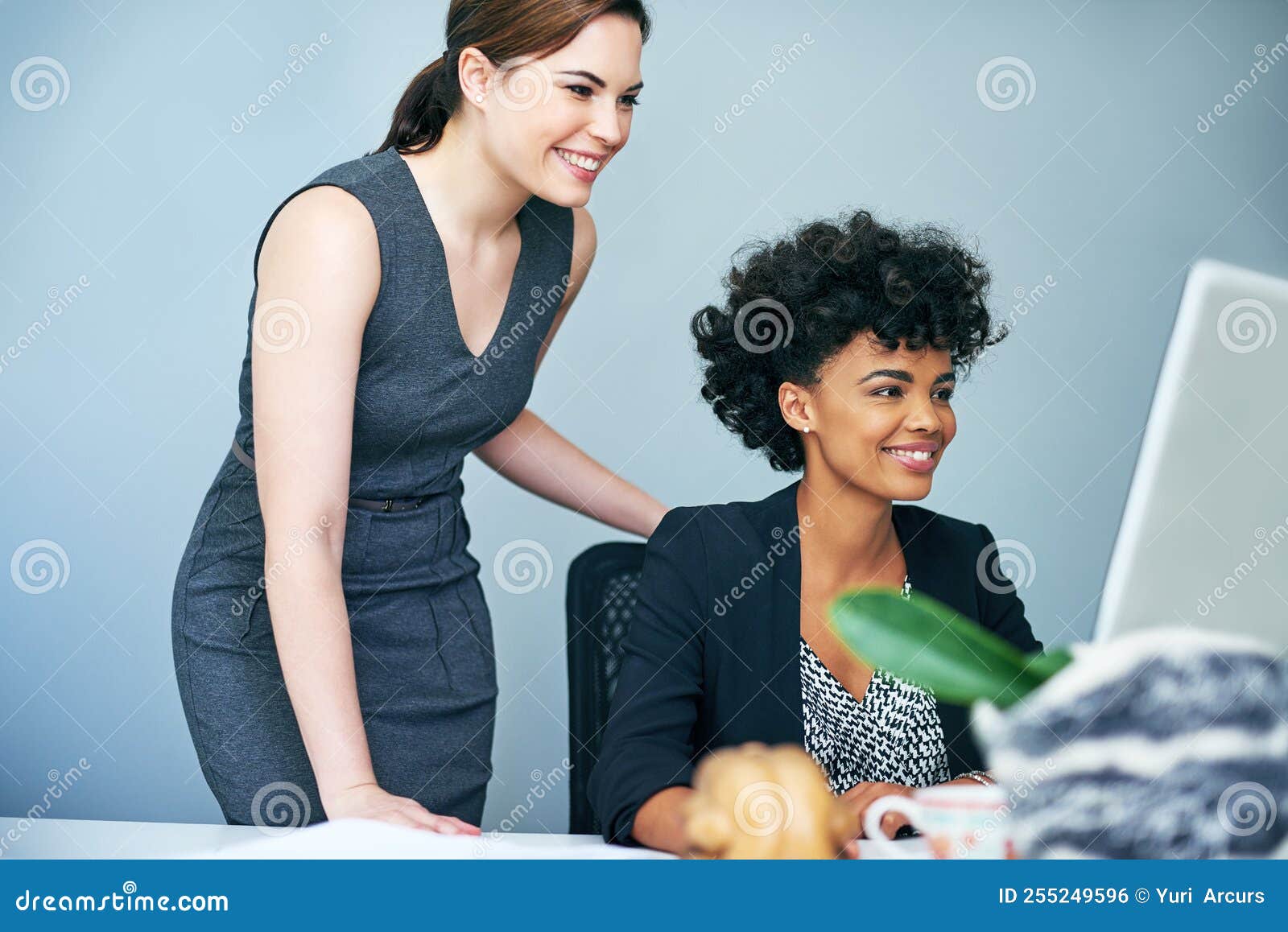 Theyre the Dynamic Duo of the Office. Two Coworkers Working Together at ...