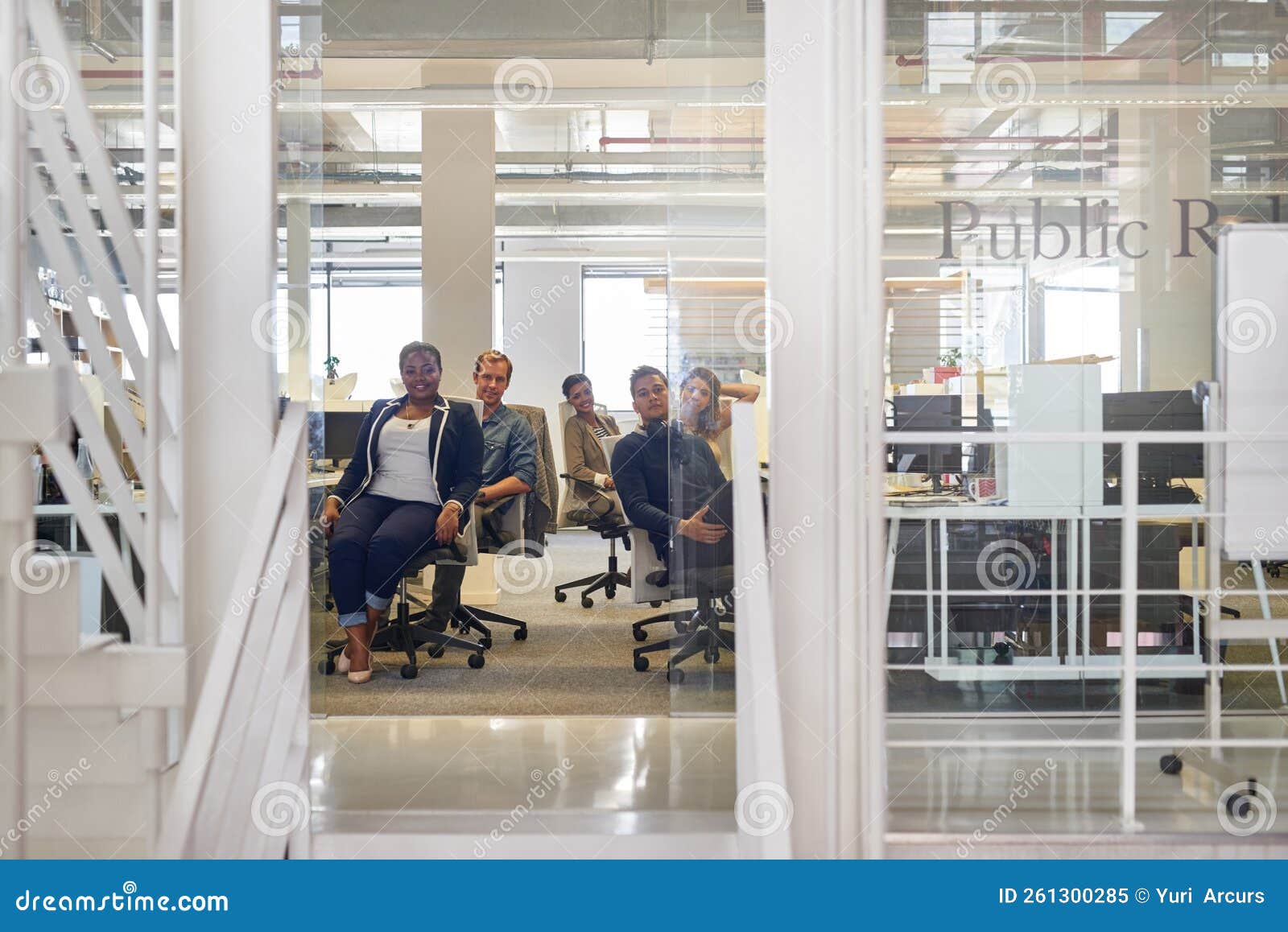 Theyre One Focused Team. Portrait of a Group of Colleagues Sitting ... Theyre One Focused Team. Portrait of a Group of Colleagues Sitting ...