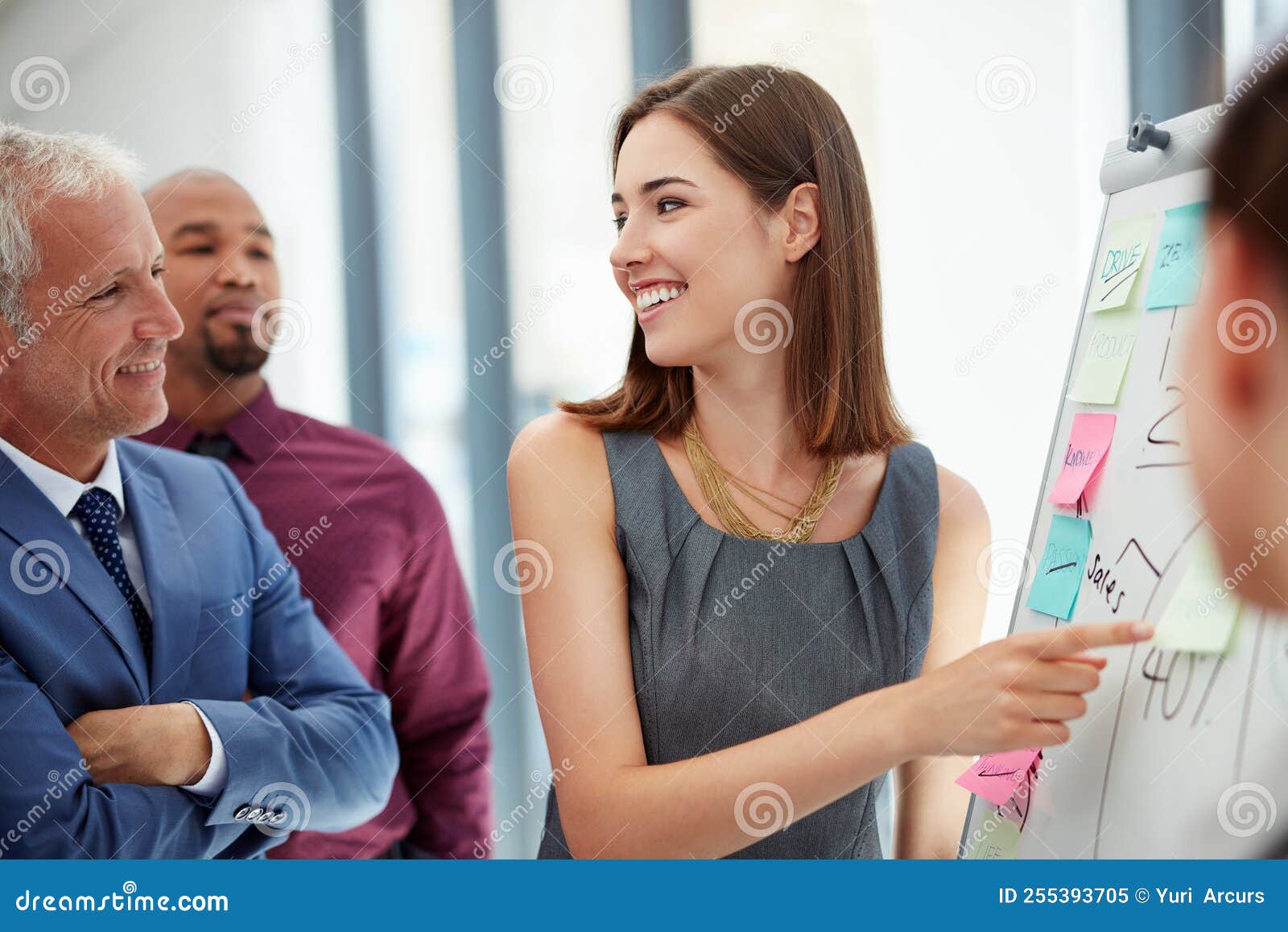 Theyre on To Some Winning Ideas. a Group of Colleagues Working on a ...