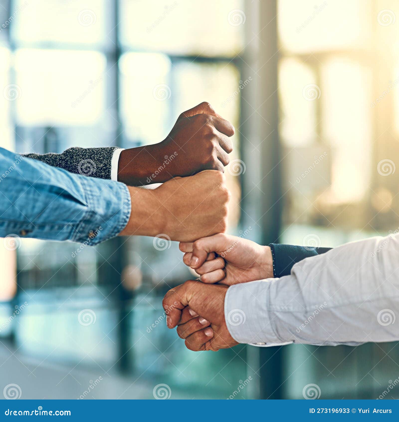 Theyve Got a Great Support Structure. a Group of Unrecognizable ...