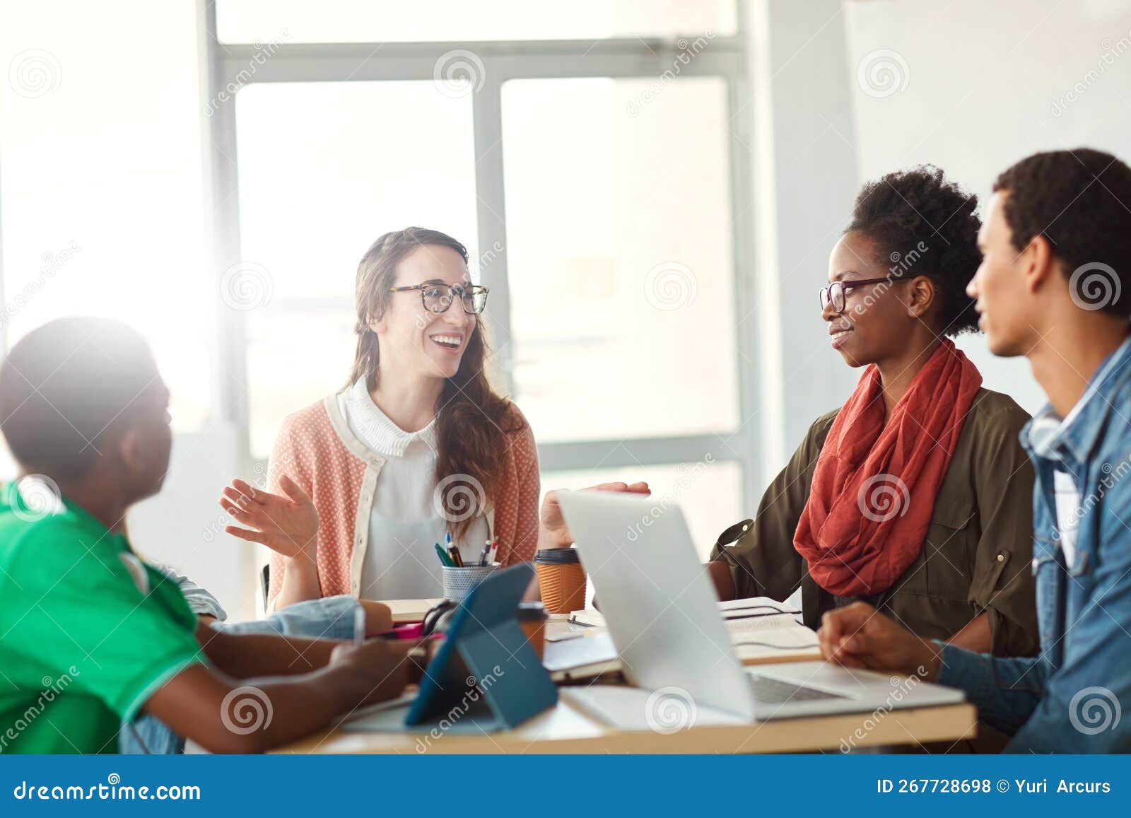 Theyve Got a Group Project To Work on. a Group of University Students ...