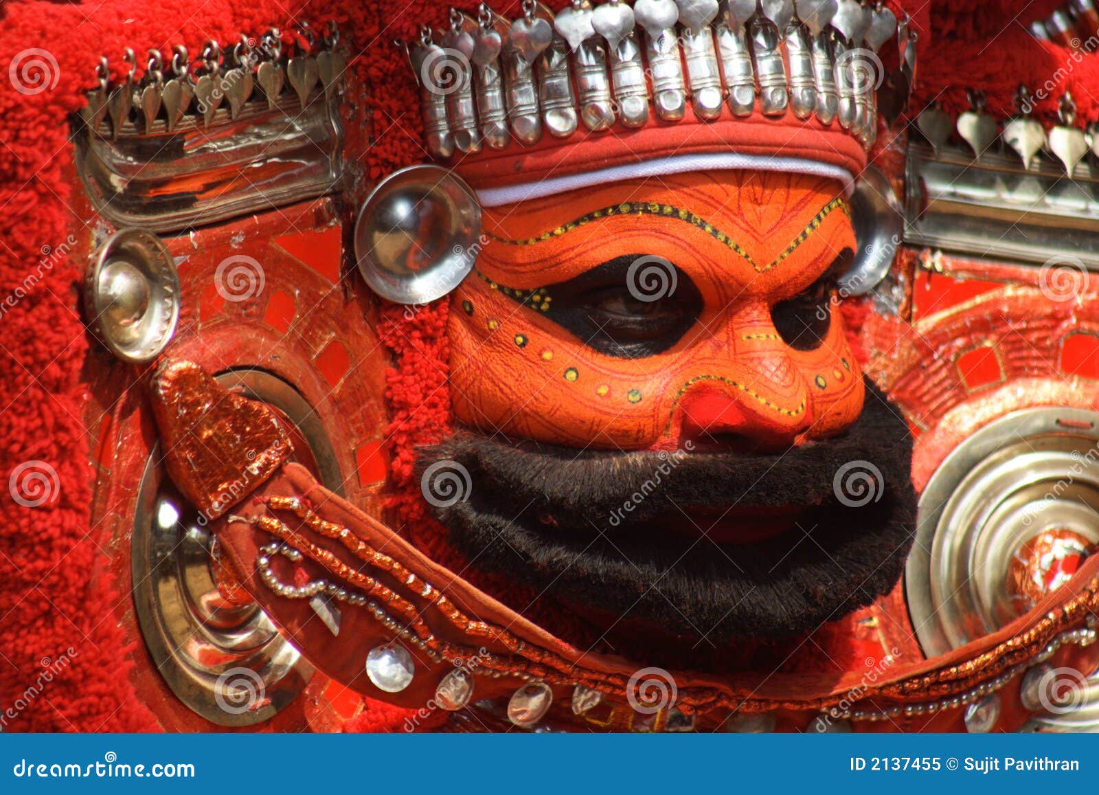 Theyyam 01 stock image. Image of theatre, india, tribal - 2137455