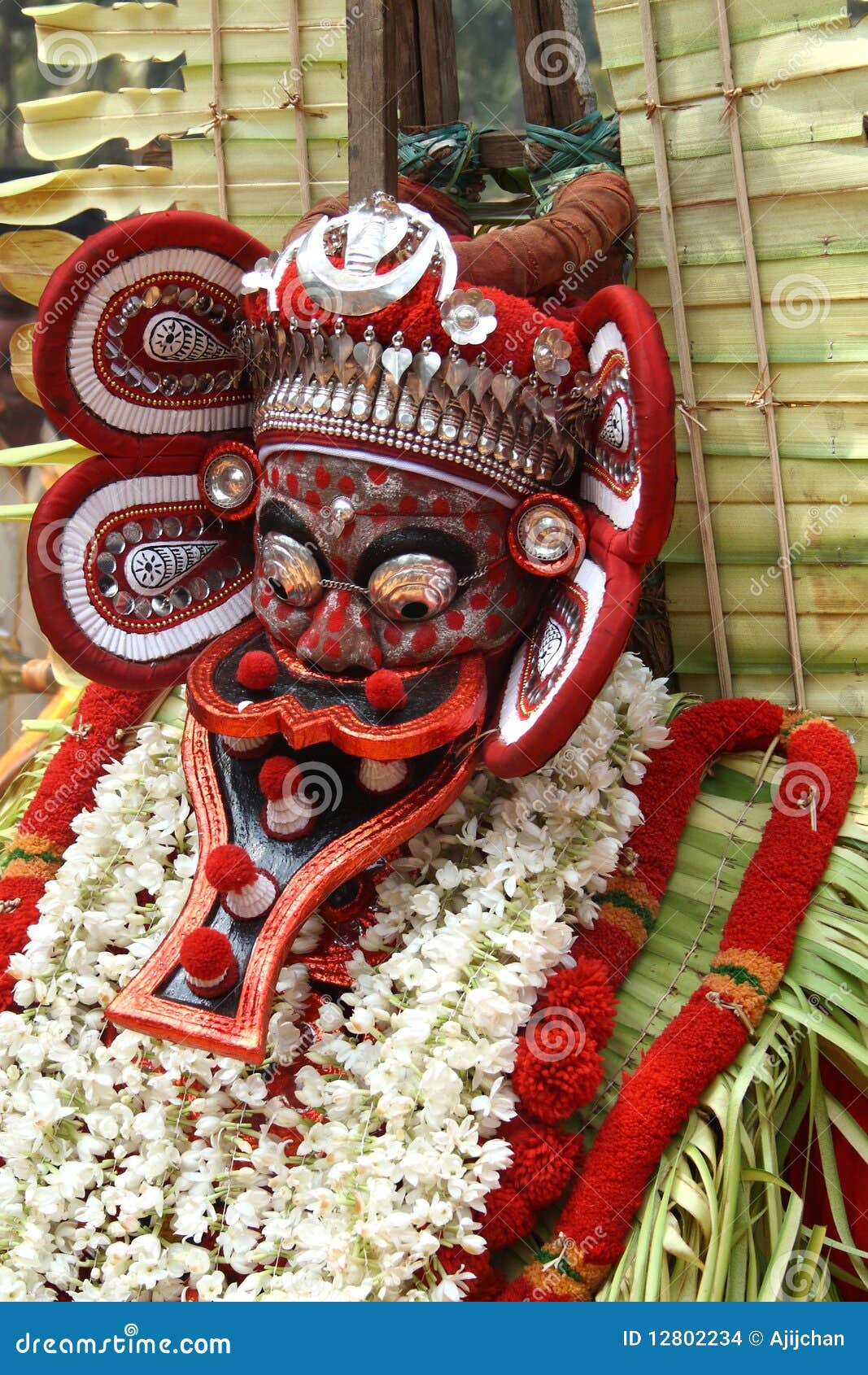 Theyyam faces stock photo. Image of colour, kavu, artform - 12802234