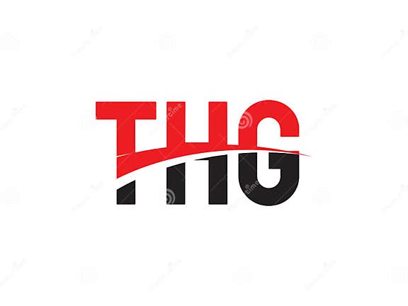 THG Letter Initial Logo Design Vector Illustration Stock Vector ...