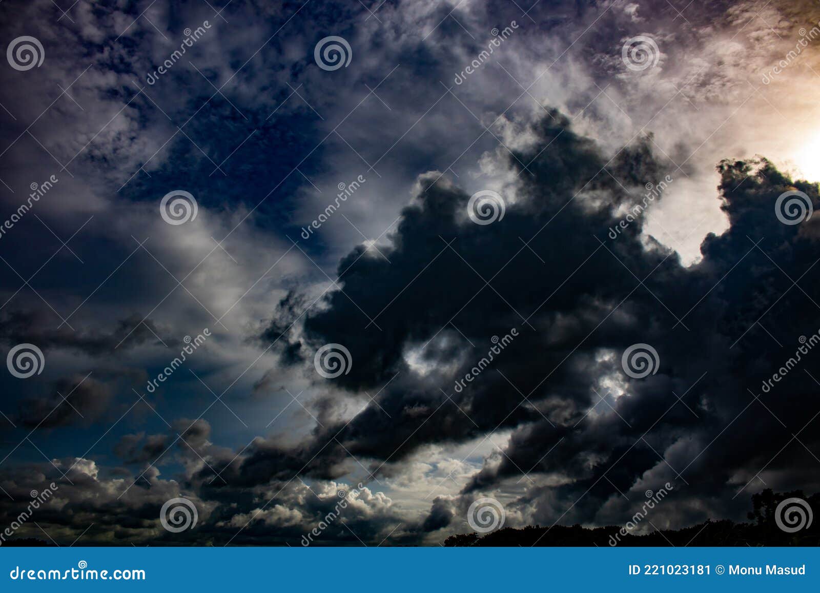 Thick Black Acrid Smoke On The Sky Background Royalty-Free Stock ...