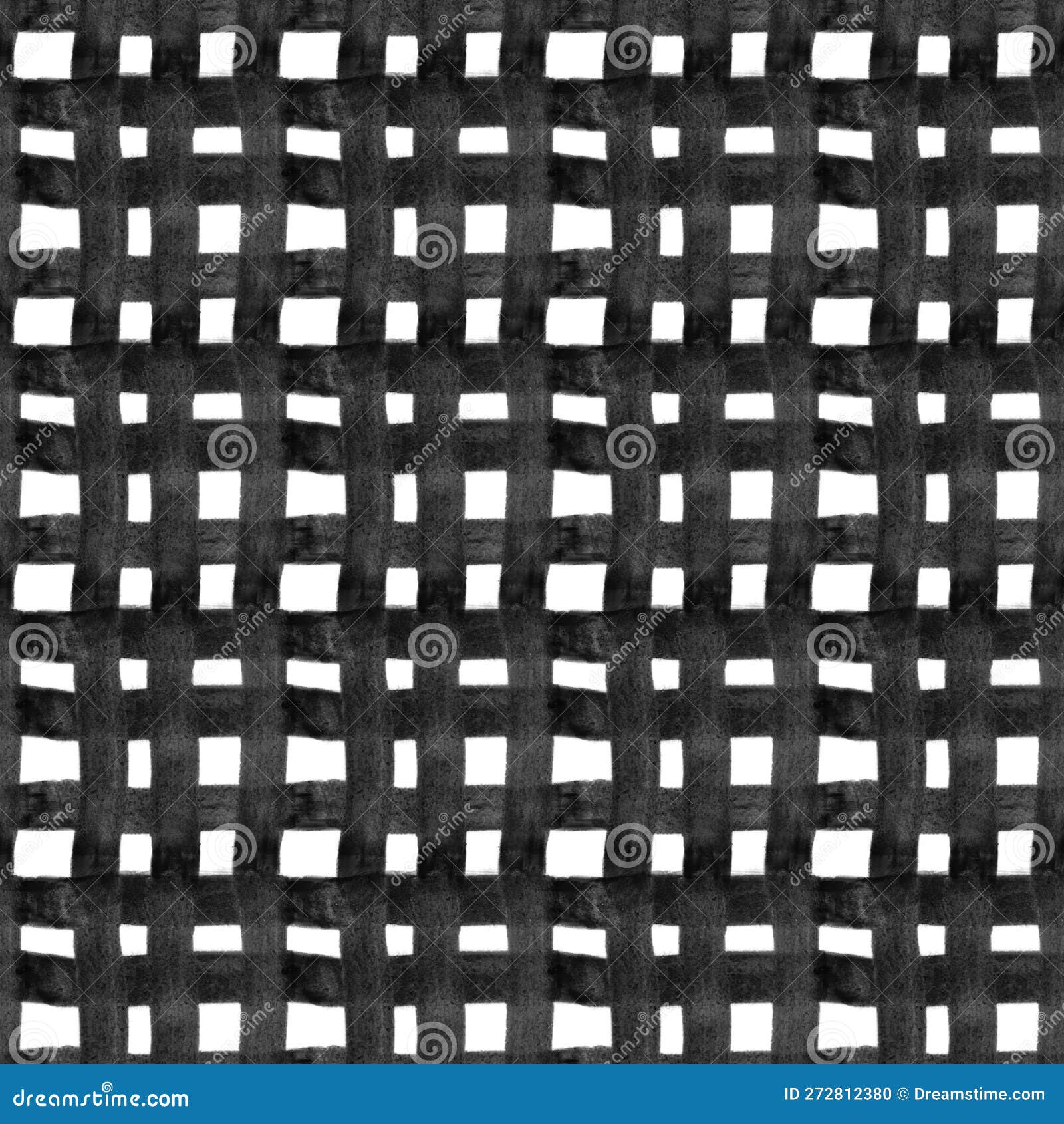 Thick Black Gingham Pattern Illustration Stock Illustration ...
