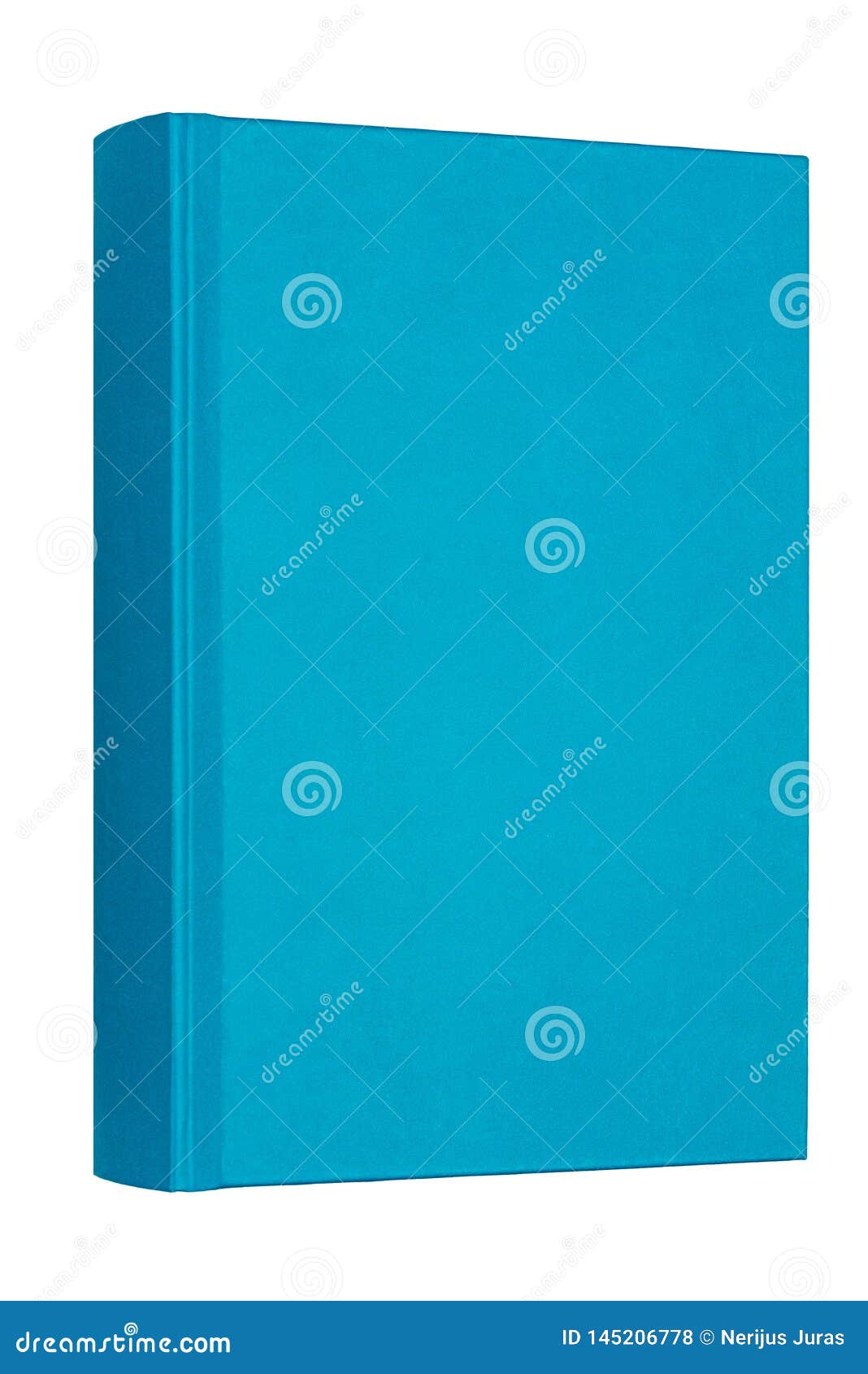 Thick Blue Book Isolated on White Background Stock Photo - Image of ...